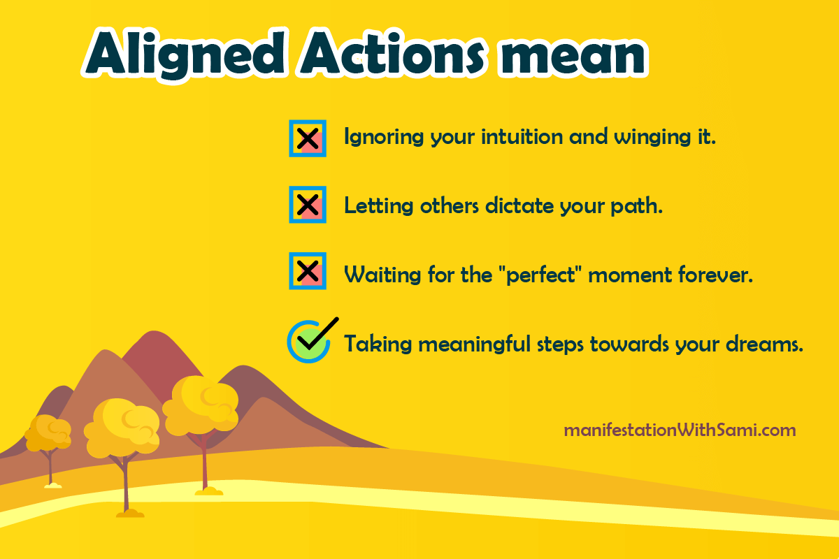 The Art of Aligned Action in Manifestation